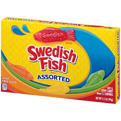 SWEDISH FISH Assorted Soft & Chewy Candy, 12 - 3.5 oz Boxes