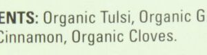 Davidson's Organics, Tulsi Spicy Green, 25-count Tea Bags, Pack of 6