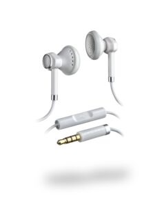 plantronics backbeat 116 stereo headphone with mic for iphone - retail packaging - white