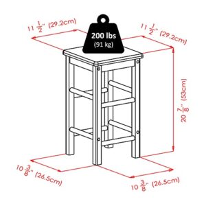 Winsome Wood Suzanne Kitchen, Square, Teak