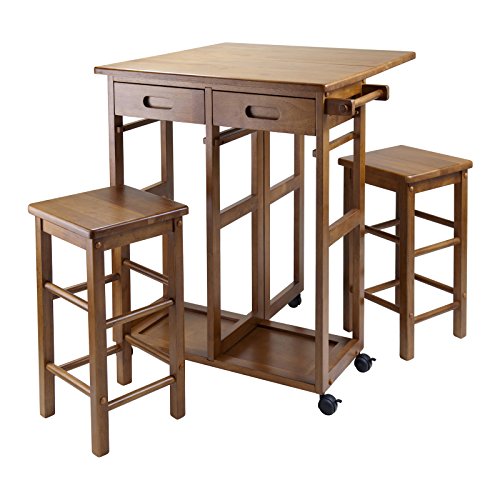 Winsome Wood Suzanne Kitchen, Square, Teak