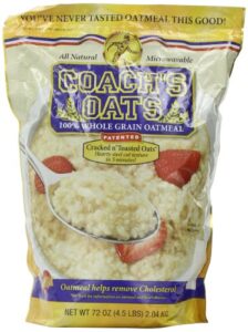 coach's oats 100% whole grain oatmeal, 4.5 lbs