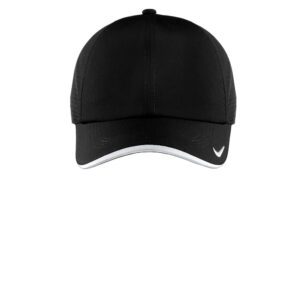 nike standard golf-dri-fit swoosh perforated cap, black