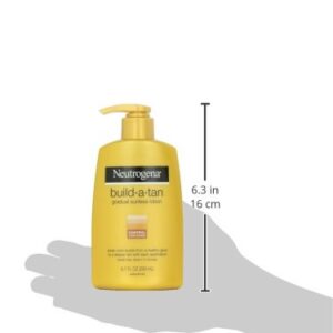 Neutrogena Build-A-Tan Gradual Sunless Tanning Lotion, Lightweight Self-Tanning Body Lotion for a Healthy Glow or Deep Tan, 6.7 fl. oz