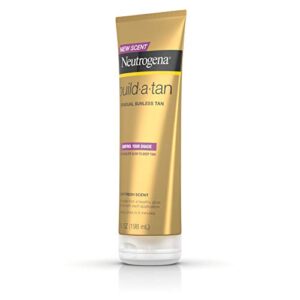 Neutrogena Build-A-Tan Gradual Sunless Tanning Lotion, Lightweight Self-Tanning Body Lotion for a Healthy Glow or Deep Tan, 6.7 fl. oz