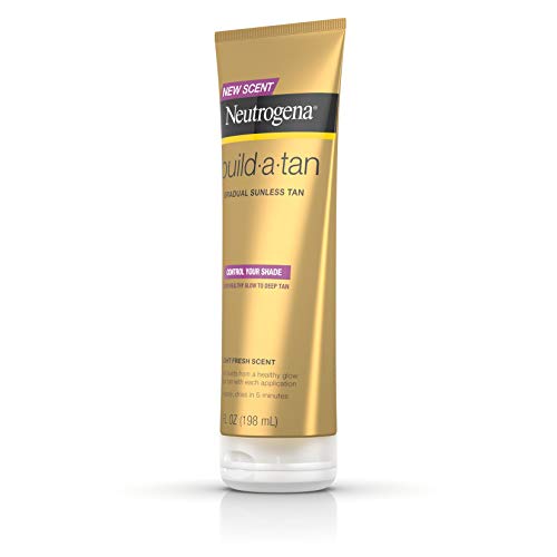 Neutrogena Build-A-Tan Gradual Sunless Tanning Lotion, Lightweight Self-Tanning Body Lotion for a Healthy Glow or Deep Tan, 6.7 fl. oz