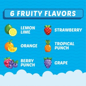 Fla-Vor-Ice Popsicle Variety Pack of 1.5 Oz Freezer Bars, Assorted Flavors, 100 Count