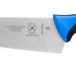 Mercer Culinary Millennia Colors Chef's Knife, 8 Inch, Blue