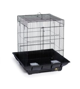 prevue hendryx sp850b/b clean life cockatiel cage, black, 1/2"