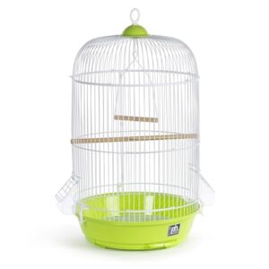 prevue hendryx sp31999g classic round bird cage, green,1/2"