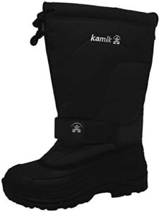 kamik men's greenbay4 boot,black,8 m us