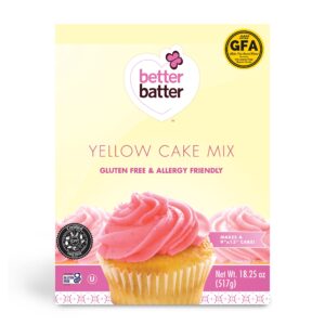 better batter cake mix gluten free yellow -- 18.25 oz by better batter