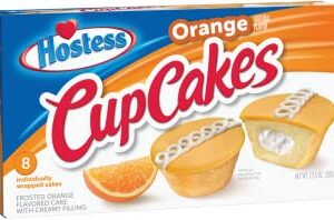 Hostess Orange Cupcakes 8 Count Pack of 2