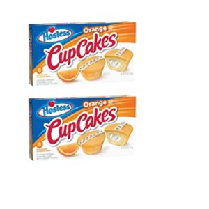 Hostess Orange Cupcakes 8 Count Pack of 2