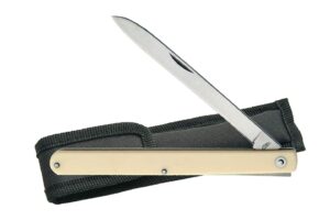 szco supplies 210970 alabaster harvest fruit folding knife, stainless steel