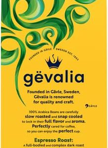 Gevalia Espresso Dark Roast Ground Coffee (12 oz Bag)