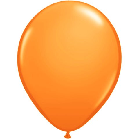 Qualatex 5" Orange Latex Balloons (100ct)