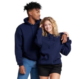 russell athletic men's dri-power pullover fleece hoodie, new navy, x-large