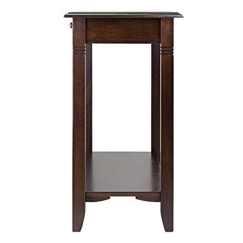 Winsome Nolan 30 x 40 x 15.98-Inch Composite Wood Console Table With Drawer, Cappuccino (40640)