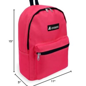 Everest Basic Backpack, Hot Pink, One Size