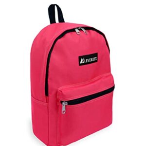 Everest Basic Backpack, Hot Pink, One Size