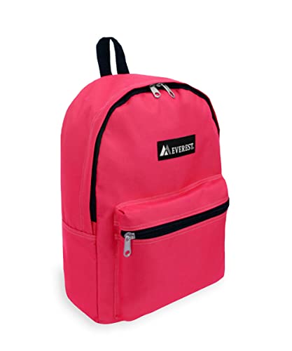 Everest Basic Backpack, Hot Pink, One Size