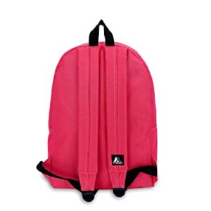 Everest Basic Backpack, Hot Pink, One Size