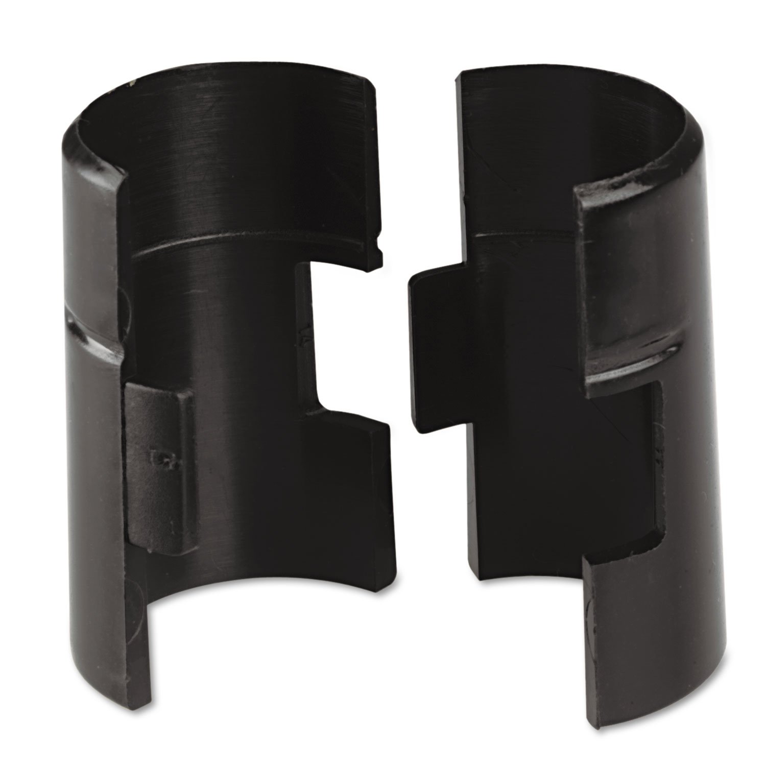 Alera ALESW59SLBL Plastic Wire Shelving Shelf Lock Clips - Black (4 Piece/Pack)