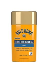 gold bond friction defense stick, 1.75 oz., with aloe to soothe, comfort & moisturize rough skin