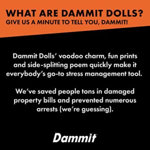 Dammit Doll - Classic Random Color, Stress Relief - Gag Gift - 1 Doll