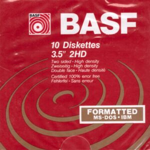 BASF 10 Diskettes 5.25" 2S/HD