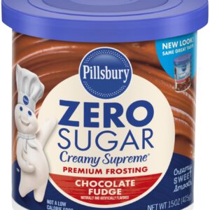 Pillsbury Moist Supreme Sugar Free Devil's Food Cake Mix, 16 Oz. And Pillsbury Creamy Sugar Free Frosting Chocolate Fudge, 16 Oz5