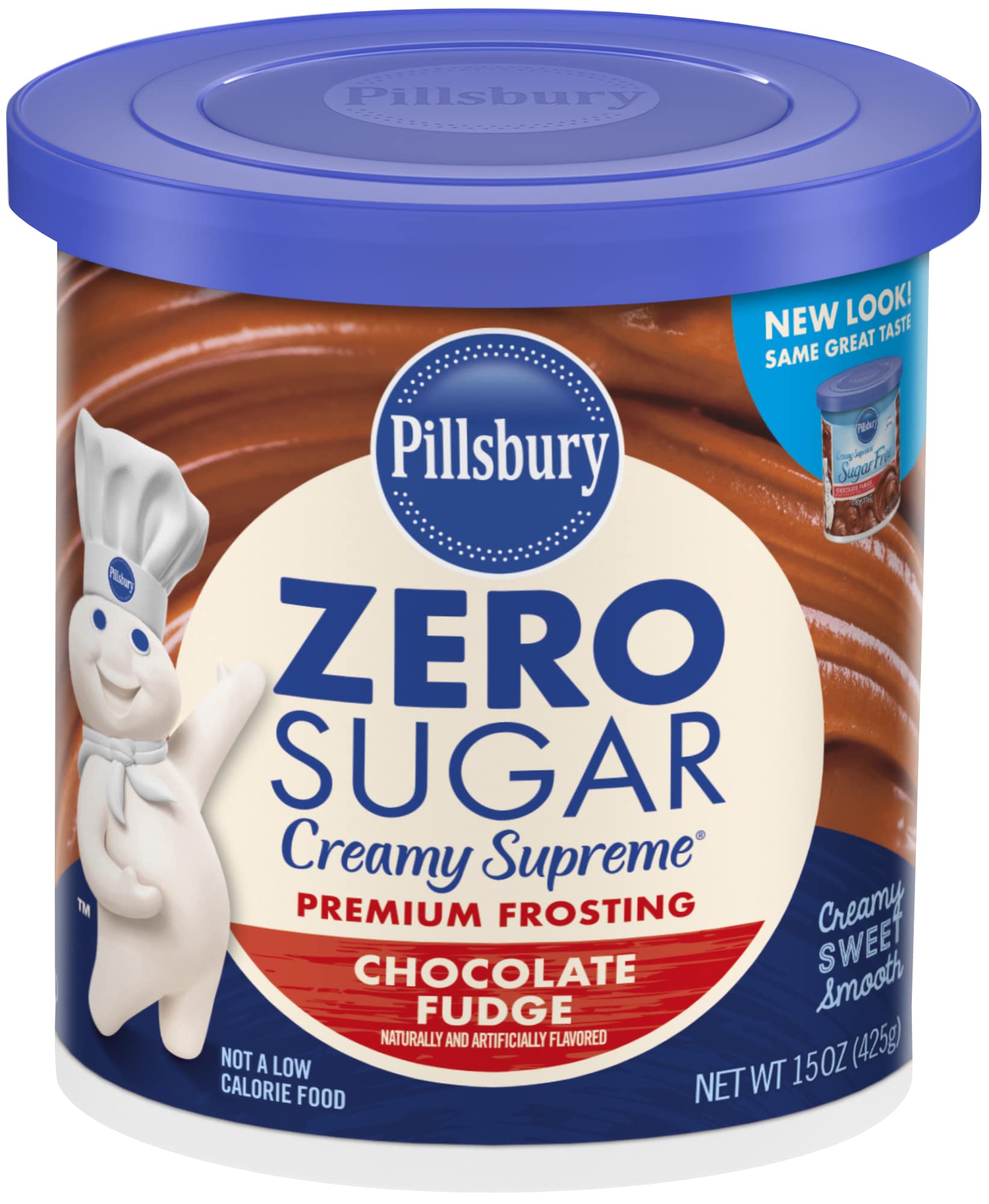 Pillsbury Moist Supreme Sugar Free Devil's Food Cake Mix, 16 Oz. And Pillsbury Creamy Sugar Free Frosting Chocolate Fudge, 16 Oz5