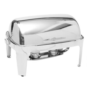 american metalcraft adagiort26 chafers, 26.5" length x 19.5" width, silver