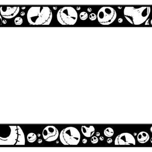 Chroma 6041 Nightmare Before Christmas Jack Plastic Frame