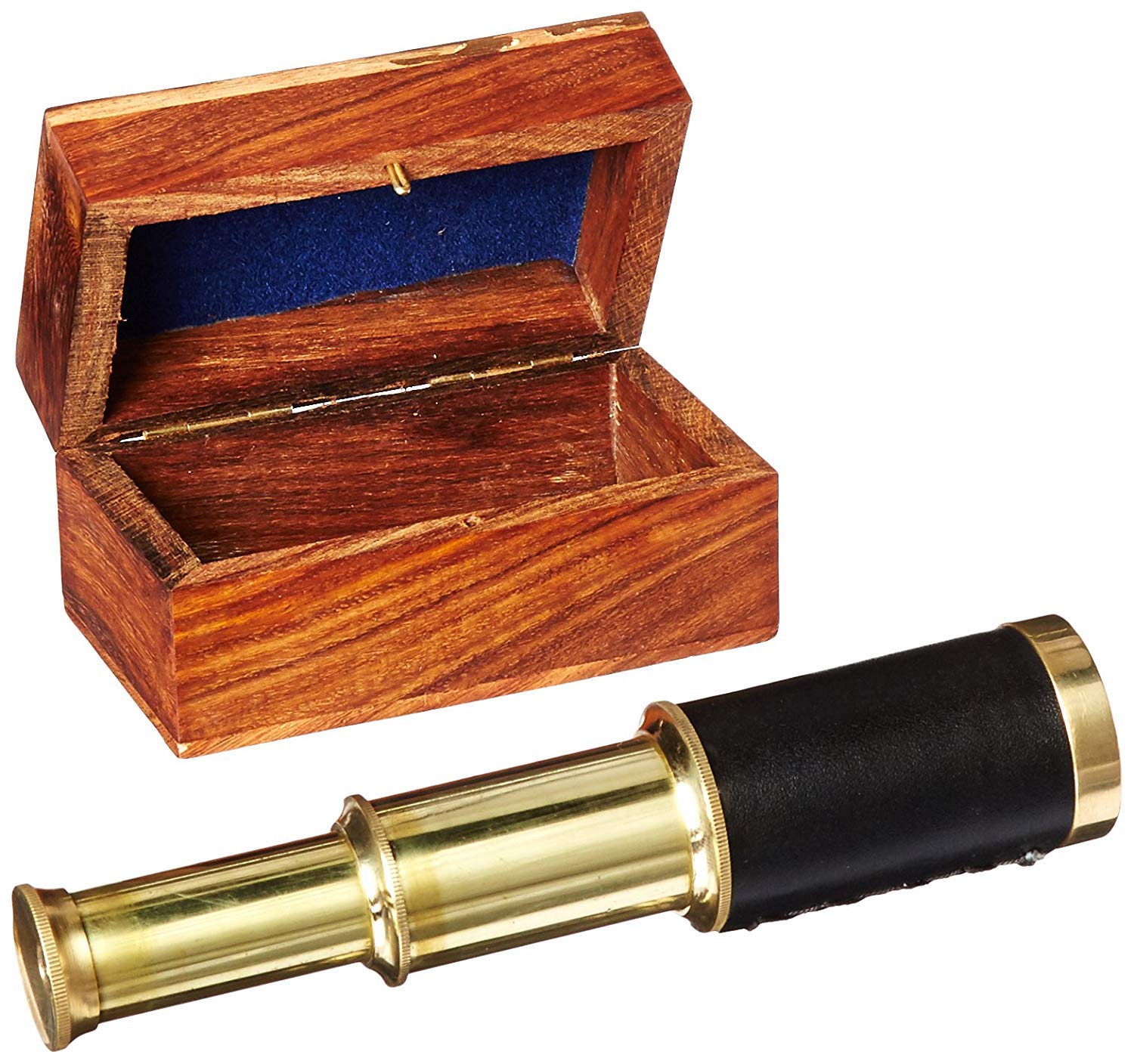 IOTC Miniature Pull-Out Telescope, Golden Brass (BR 48256)