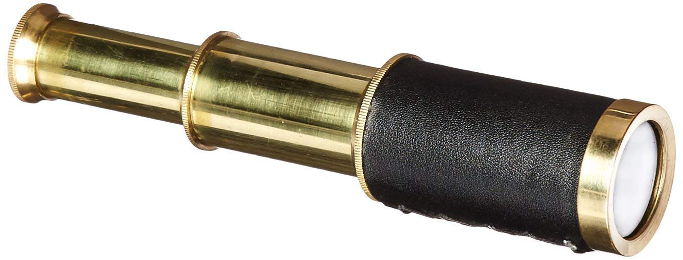 IOTC Miniature Pull-Out Telescope, Golden Brass (BR 48256)