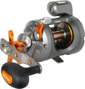 okuma fishing tackle cold water linecounter trolling reel cw-203d silver