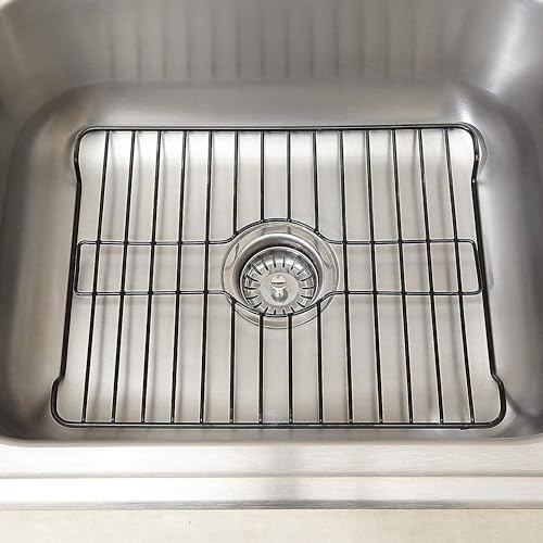 Better Houseware Sink Protector Prevents Scratches, Sink Rack for Bottom of Sink Black Sink Mat Sink Protectors for Kitchen Sink Metal 12 x 10.25 x 1