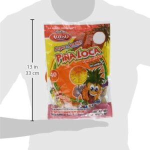 Alteno Super Pina Loca (Pineapple with Chili Lollipop) (40 Pieces)