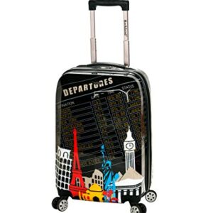 Rockland Melbourne Hardside Expandable Spinner Wheel Luggage, DEPARTURE, 2 Piece (20"/28")