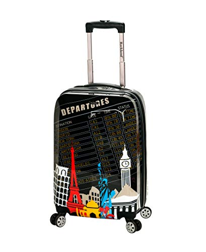 Rockland Melbourne Hardside Expandable Spinner Wheel Luggage, DEPARTURE, 2 Piece (20"/28")