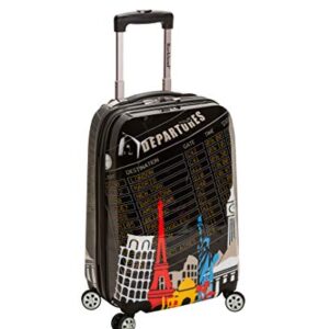 Rockland Melbourne Hardside Expandable Spinner Wheel Luggage, DEPARTURE, 2 Piece (20"/28")