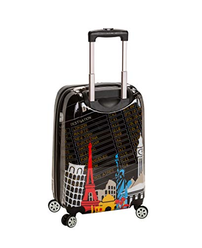 Rockland Melbourne Hardside Expandable Spinner Wheel Luggage, DEPARTURE, 2 Piece (20"/28")