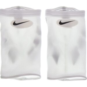 Nike Unisex's Guard Lock Elite Soccer Sleeves, White/Black/Black, S