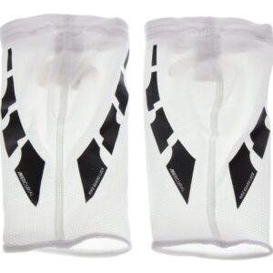 Nike Unisex's Guard Lock Elite Soccer Sleeves, White/Black/Black, S