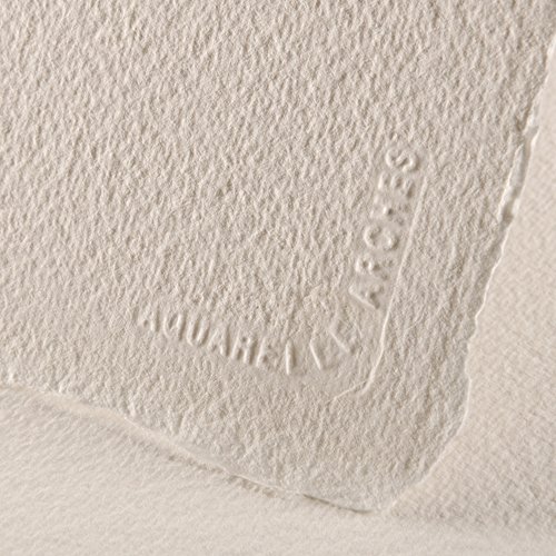 Arches Watercolor Pad, Rough Finish, 140 Pound, 10 x 14 Inch, Natural White, 12 Sheets