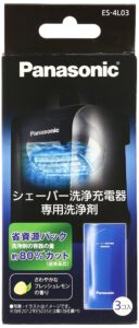 panasonic special detergent for es-lv95 shaver cleaning & charging system