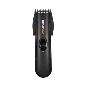 ConairMAN Beard Trimmer for Men, Includes Nose and Ear Trimmer and 5-Position Comb Attachments, 3 piece Men's Grooming Kit, Battery Operated