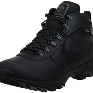 Timberland Men's Anti-Fatigue Hiking Waterproof Leather Mt. Maddsen Boot, Black, 11.5